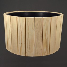 AMADEA Dřevěný designový obal s plastovou nádobou uvnitř, 54x54x30 cm