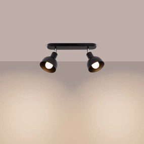 Sollux Lighting Stropní svítidlo ELBA 2 černé