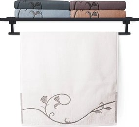 Veba Osuška Terry Floral Dance 036 bílá 70x140 cm