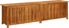 Zahradní úložný box 200 x 50 x 58 cm masivní akáciové dřevo 316500