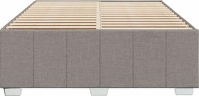 Rám postele bez matrace taupe 160 x 200 cm textil 3284850