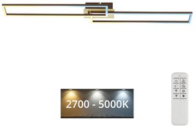 Brilo | Brilo - LED Stmívatelný přisazený lustr FRAME 2xLED/20W/230V 2700-5000 + DO | BL1257