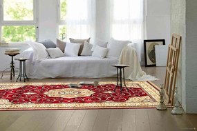 Berfin Dywany, Kusový koberec Adora 5792 B (Red), 80x150, červená, chodba / předsíň