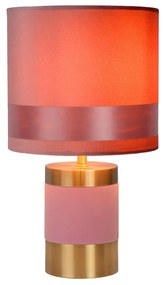 Lucide 10500/81/66 stolní lampa Extravaganza Frizzle, růžová, E14, 32cm