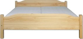 Casarredo - Komfort nábytek Masivní postel KL-101, 120x200, borovice, výběr moření | barva: bez moření borovice