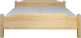 Casarredo - Komfort nábytek Masivní postel KL-101, 120x200, borovice, výběr moření | barva: moření gray