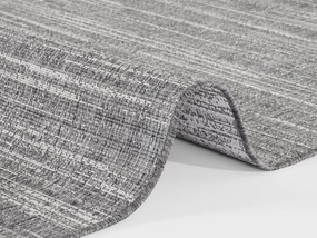 ELLE Decoration, Kusový koberec Gemini 105543 Silver z kolekce Elle – na ven i na doma, 120x170, šedá, chodba / předsíň