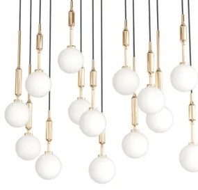 Designový lustr Ero S 15 zlatá
