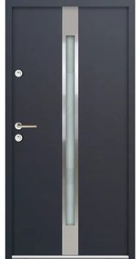 FM turen ATU68 M05 Orientace dveří: Levé, otevírání dovnitř, Dekor: Antracit, Standardní rozměr dveří včetně rámu: 100 cm x 200 cm - vnější rozměr rámu