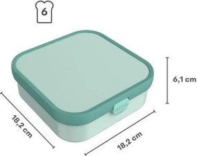 Bílý/růžový plastový dětský svačinový box Fairy Wonders – Mepal