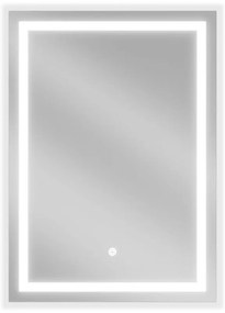 Mexen Miko podsvícené koupelnové zrcadlo 50 x 70 cm, LED 6000K, proti zamlžování - 9819-050-070-611-00