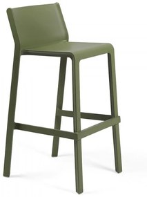 NARDI plastová barová židle TRILL Odstín: Agave - Zelená