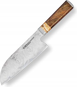 Nůž šéfkuchaře Santoku 180mm Dellinger Manmosu Professional Damascus