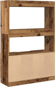 Skříň highboard old wood 92 x 33 x 140 cm kompozitní dřevo 3309616