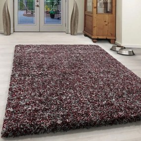 Kusový koberec Enjoy shaggy 4500 red kruh 120 cm