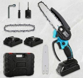 Akumulátorová ruční 8″ mini pilka WORTH AIR KE24-286 + 2x baterie 21 V + příslušenství + kufřík