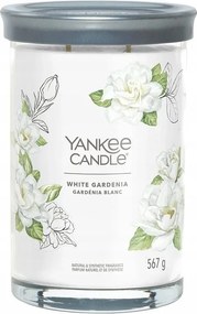 Yankee Candle svíčka Signature Tumbler ve skle velká White Gardenia 567g