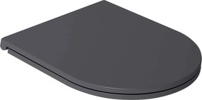 Sapho Isvea Infinity - WC sedátko Slim, Soft Close, Easy Take, antracit 40KF0522I