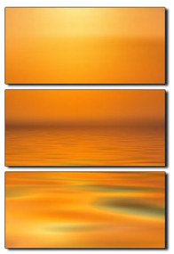 Obraz na plátně - Klidné moře při západu slunce - obdélník 7280B (105x70 cm)
