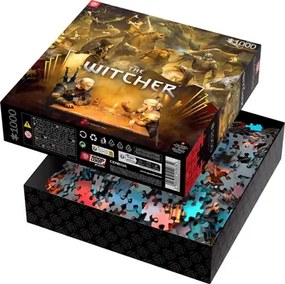 GOOD LOOT Puzzle The Witcher: Playing Gwent / 1000 dílků / od 16 let