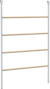 PawHut dřevěný žebřík pro kuřata, hřiště pro kuřata Prolézačka pro 4-6 kuřat 140 x 86 x 2,5 cm přírodní dřevo