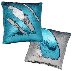 DS Kouzelné povlaky na polštáře BELLA, modro - stříbrná