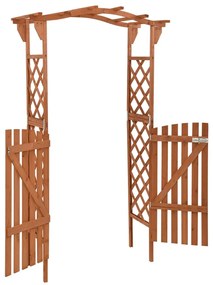 vidaXL Marketos Pergola s brankou 116 x 40 x 204 cm masivní jedle