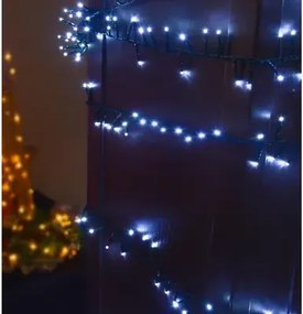 RETLUX RXL 201 řetěz 50LED 5+5m 4000K - studená bílá / Časovač