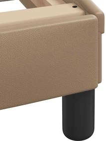Postel s matrací Dover cappuccino 80 x 200 cm umělá kůže 3208301