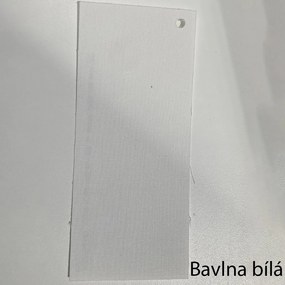 Stropní textilní hranaté svítidlo Cuadro Dekor: Bavlna bílá, Délka strany: 500 mm