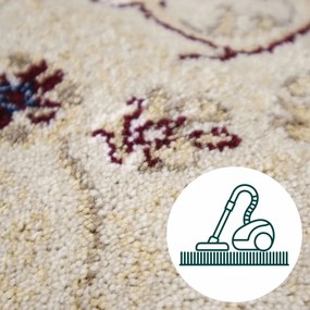 Angel Carpet, Kusový koberec Sultan 26 Beige, 80x150, béžová, kancelář