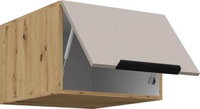 ARIA li | horní skříňka 50 NAGU-36 1F výklopná | 50 cm | HLUBOKÁ | ANTI FINGERPRINT povrch | artisan/béžová