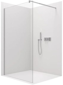 Cerano - sprchovÃ¡ zÃ¡stÄna walk-in onyx l/p - chrom, transparentnÃ­ sklo - 130x200 cm