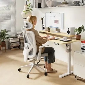 SENSE7 Noxo šedá / Kancelářské ergonomické křeslo / nosnost 150 kg