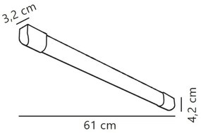 Nordlux - LED Zářivkové svítidlo ARLINGTON LED/10W/230V 61 cm