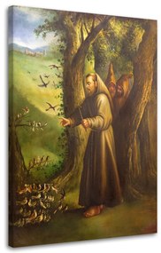Obraz na plátně Svatý František z Assisi - 70x100 cm