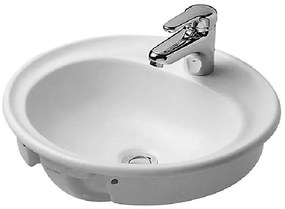 Duravit Manua - Umyvadlo s přepadem, průměr 480 mm, bílá 5220480000