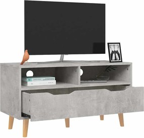 TV skříňka betonově šedá 90 x 40 x 48,5 cm kompozitní dřevo 326781