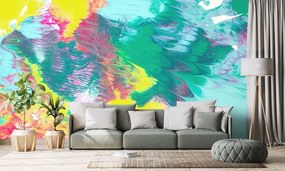 Tapeta pastelové barvy abstrakce - 225x150 cm