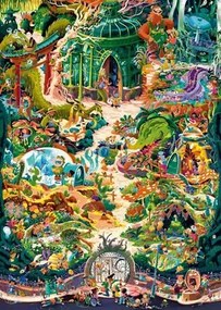 HEYE Puzzle Botanická zahrada / 2000 dílků