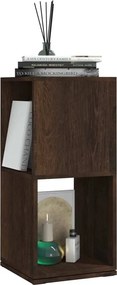 vidaXL Otočná skříňka 34,5x34,5x75,5 cm dřevotříska [339562] Barva: hnědý dub