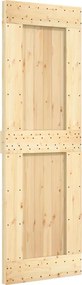 vidaXL Dveře NARVIK 70 x 210 cm masivní borové dřevo [154436] Barva: Přírodní