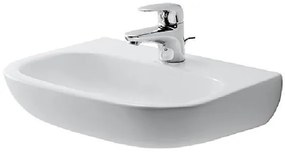 Duravit D-Code - Umývátko 45x36 cm, s 1 otvorem pro baterii, alpská bílá 07074500002