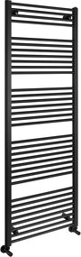 Aqualine Direct otopné těleso rovné boční připojení 600 x 1680 mm černá mat ILR66B