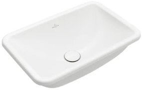 Villeroy & Boch Loop&Friends - Umyvadlo zápustné, 510x345 mm, bez přepadu, CeramicPlus, alpská bílá 4A6401R1