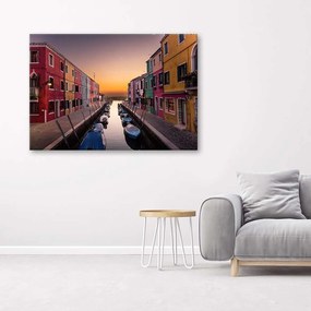 Gario Obraz na plátně Město u vodního kanálu Rozměry: 60 x 40 cm