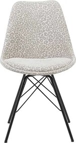 Designová židle Sweden béžová / šedá