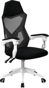 Tempo Kondela Kancelářská židle YOKO, černá/bílá