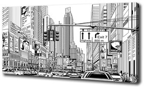 Wallmuralia Foto obraz na plátně do obýváku Ulice New Yorku 100x50