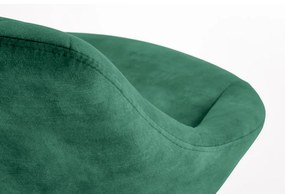 Barová židle Kaiden, zelená / černá
